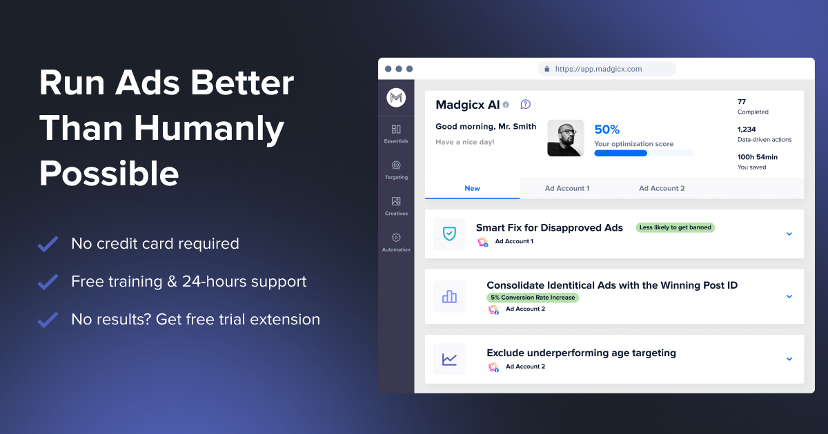 Madgicx ☁️ The Ecom Ad Cloud: Way Beyond FB Ad Optimization